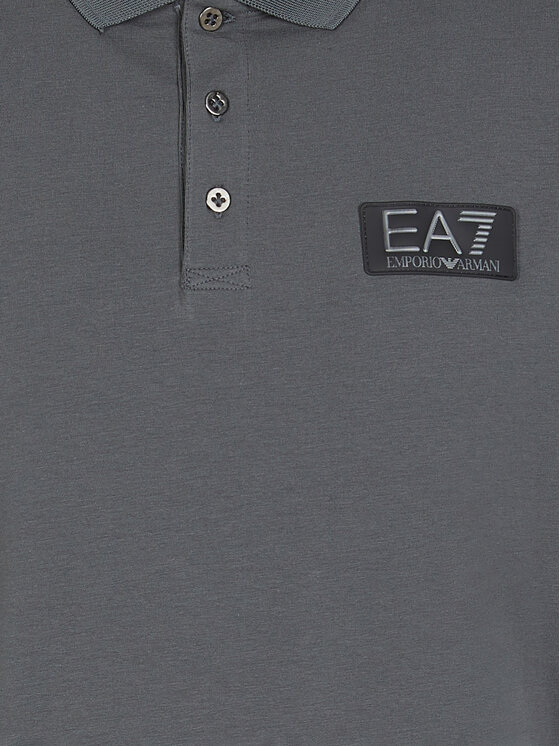 EA7 Emporio Armani Poloshirt 6RPF78 PJBVZ 1977 Grau Regular Fit | Modivo.de
