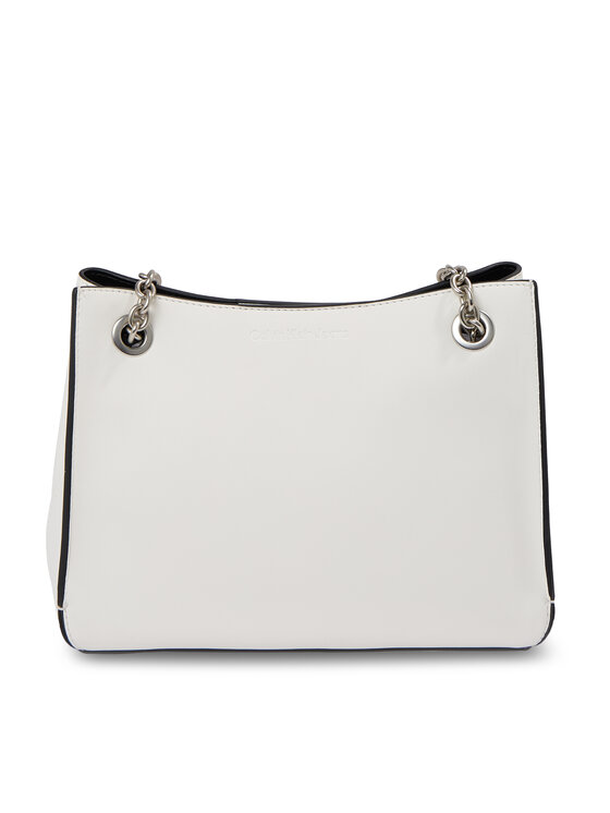 Calvin Klein Jeans Τσάντα Sculpted Shoulder Bag24 Mono K60k607831 Λευκό