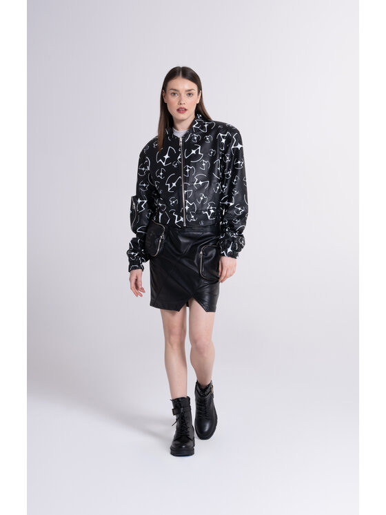 Eva Minge x Mimika Kurtka skórzana EVA MINGE X MIMIKA BOMBER ATREVIDA ...