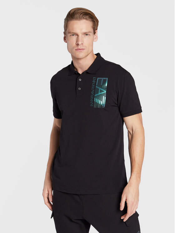 EA7 Emporio Armani Poloshirt 6LPF16 PJ03Z 1200 Schwarz Regular Fit ...