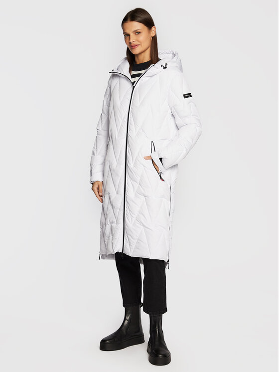 Frieda & Freddies Prehodna jakna 8816 Bela Regular Fit | Modivo.si