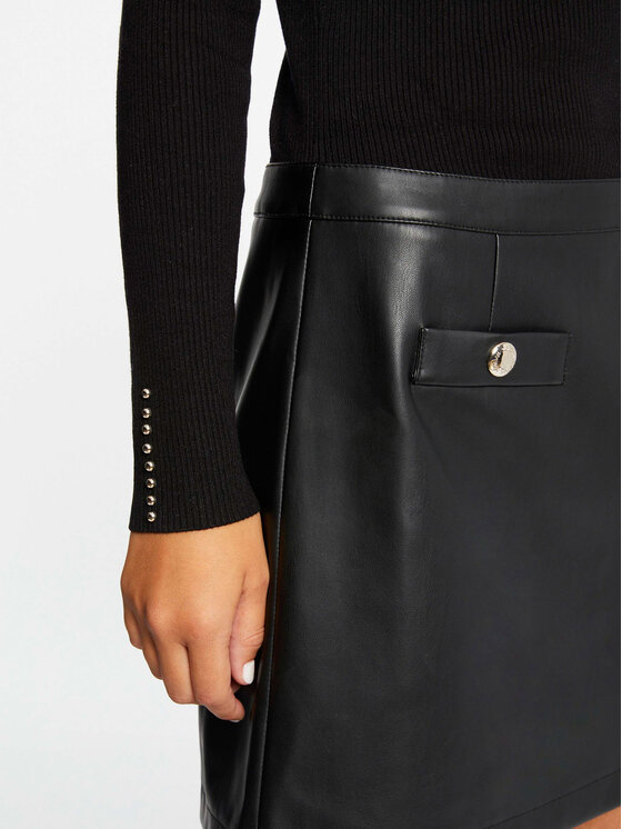 Morgan Rochie tricotată 232-REGO Negru Slim Fit | Modivo.ro