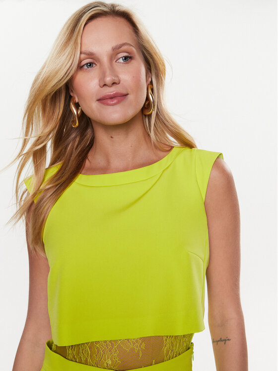 Ermanno Firenze Rochie de zi D42EQ029E49 Verde Regular Fit | Modivo.ro
