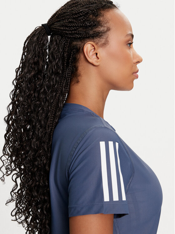 adidas Technisches T-Shirt Own The Run IN1596 Blau Regular Fit | Modivo.de