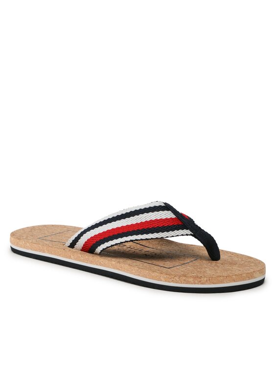 Tommy Hilfiger Flip flop Cork Beach Sandal FM0FM04475 Colorat | Modivo.ro