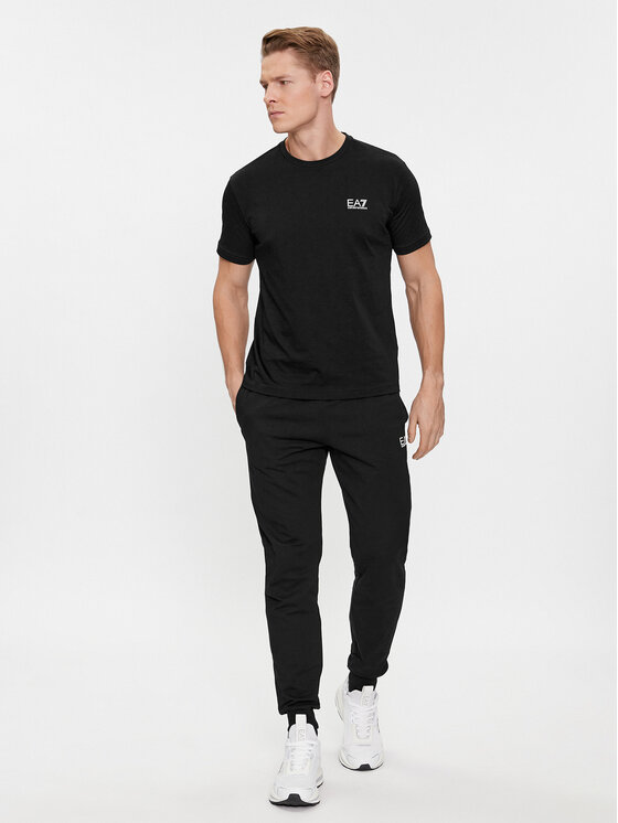 EA7 Emporio Armani T-Shirt 8NPT18 PJ02Z 1200 Schwarz Regular Fit | Modivo.de