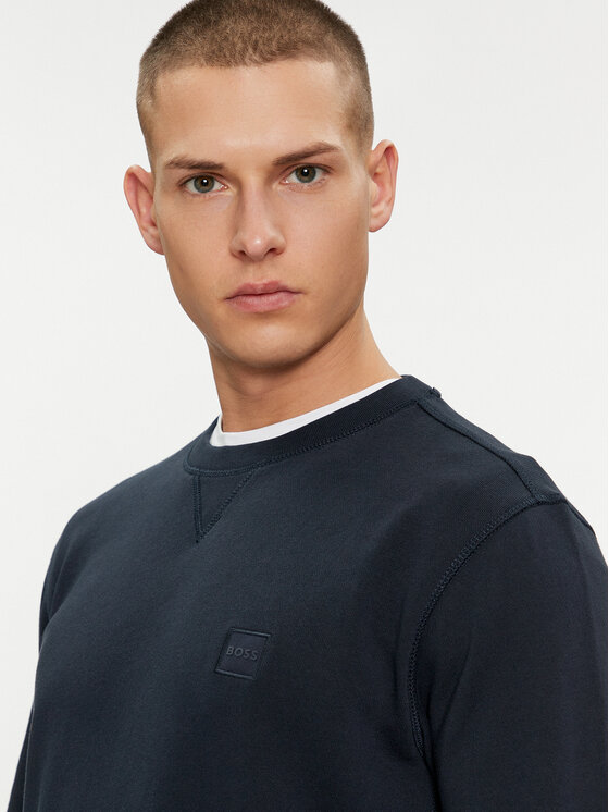 Boss Bluza Westart 50509323 Granatowy Relaxed Fit | Modivo.pl