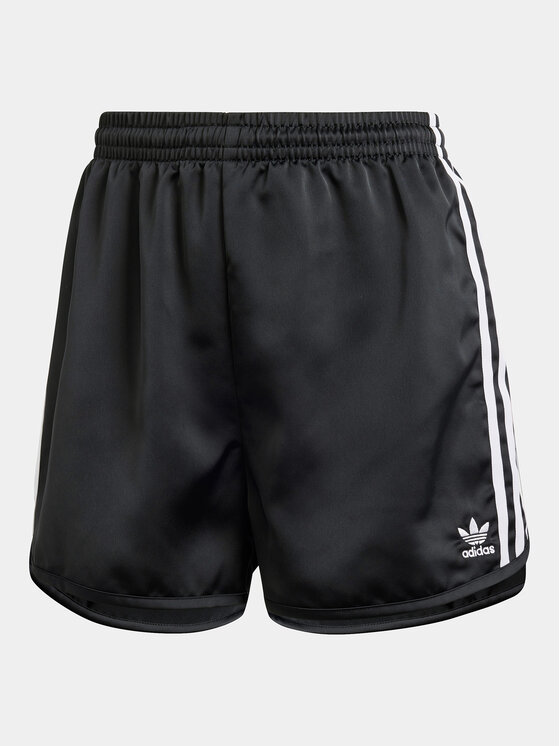 adidas Szorty sportowe Satin Sprint IU2528 Czarny Loose Fit | Modivo.pl