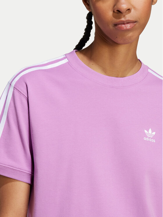 adidas T-Shirt 3-Stripes IY2103 Rosa Regular Fit | Modivo.de
