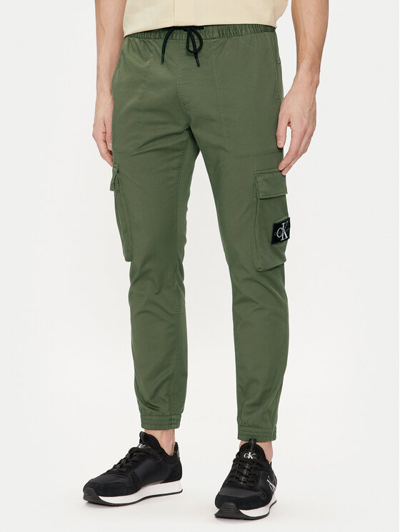 Calvin Klein Jeans Cargohose J30j324696 Grün Skinny Fit Modivo De