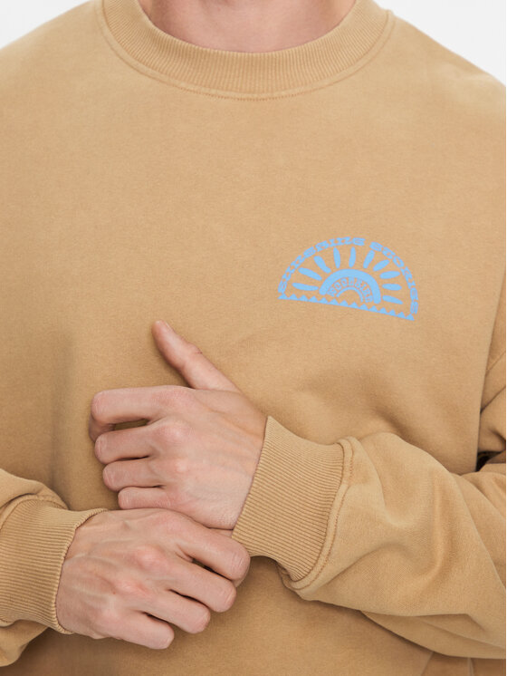 Woodbird Mikina Cope Sunshine 2316-602 Hnědá Regular Fit | Modivo.cz