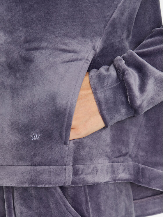 Triumph Bluza Cozy Comfort Velour Zip Jacket 10216555 Szary Regular Fit ...