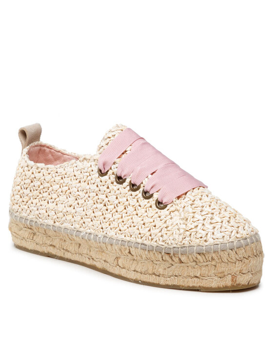 Manebi Espadryle Sneakers D V 2 1 E0 Beżowy Modivo Pl