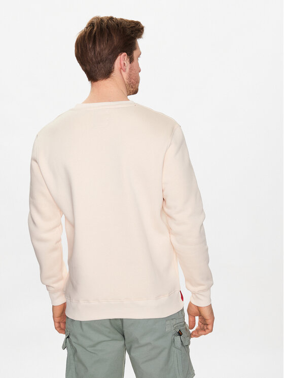 Alpha Industries Mikina Basic 118302 Écru Regular Fit | Modivo.sk