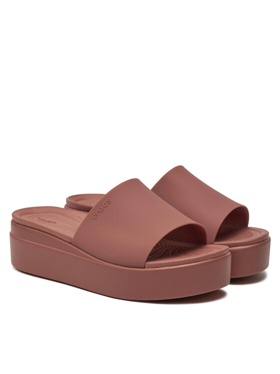 Crocs Šľapky Brooklyn Slide 208728 Bordová | Modivo.sk