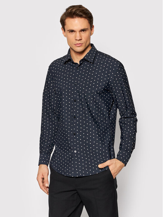 Boss Ing Ronni_F 50463265 Fekete Slim Fit | Modivo.hu