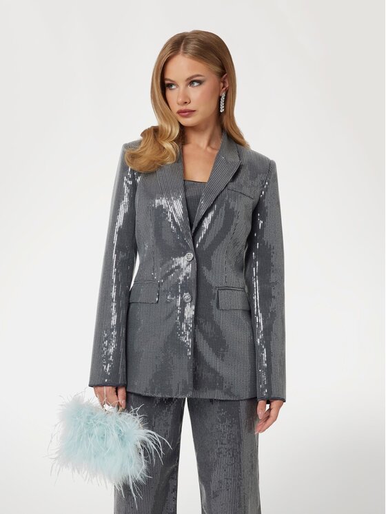 Guess Sakoi W5RN48 WGX40 Srebrna Regular Fit | Modivo.hr