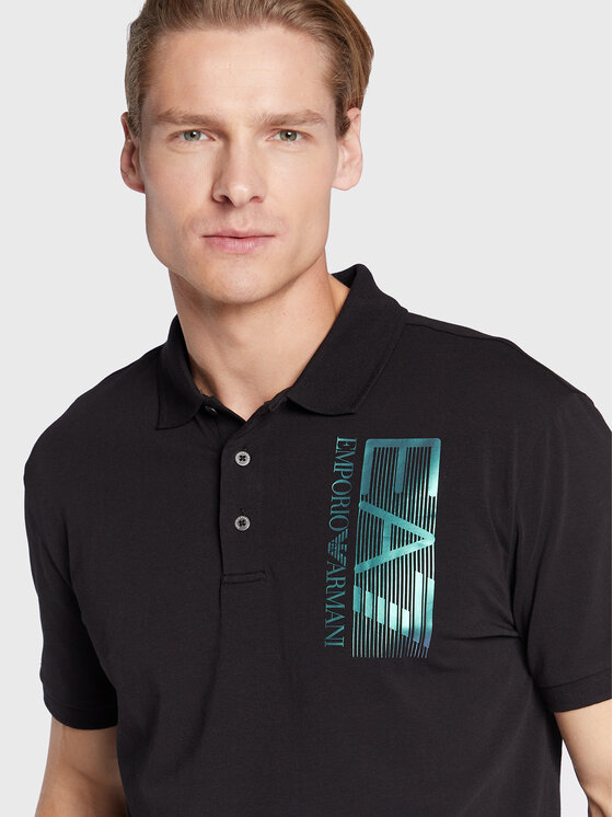 EA7 Emporio Armani Poloshirt 6LPF16 PJ03Z 1200 Schwarz Regular Fit ...