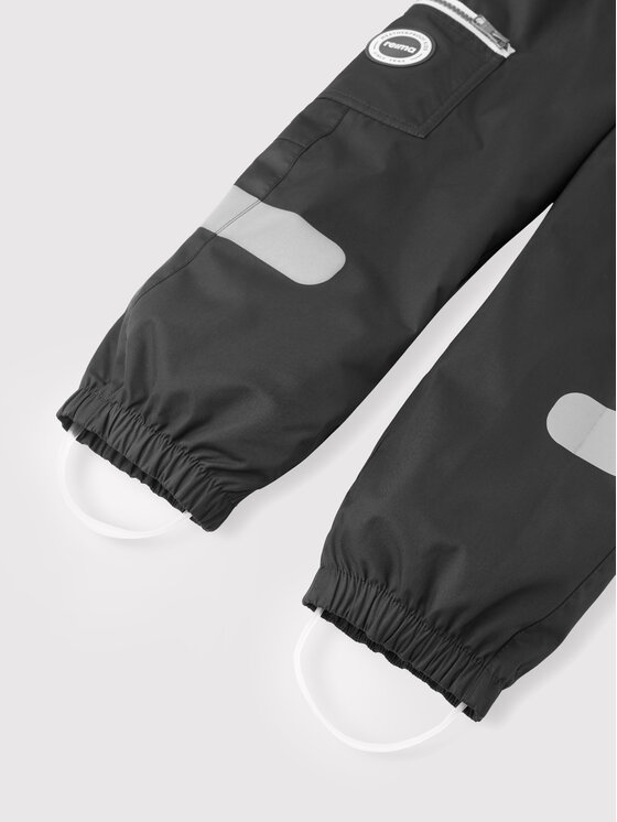 Reima Pantalon d'hiver Tiksi 5100143A Noir Regular Fit | Modivo.fr