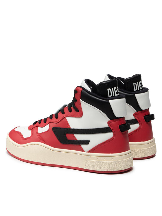 Diesel Sneakersy S-Ukiyo Mid Y02675 PR013 H8817 Czerwony | Modivo.pl