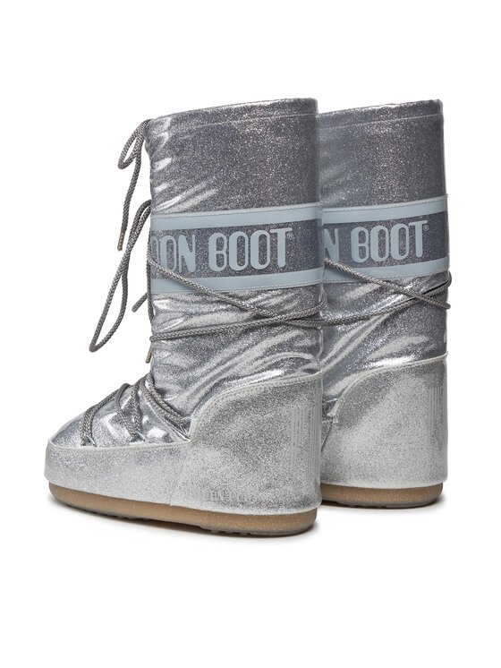 Moon Boot Cizme de zăpadă Glitter 14028500002 S Argintiu | Modivo.ro
