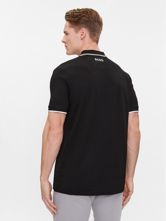Boss Polo Paddy Pro 50469102 Czarny Regular Fit | Modivo.pl