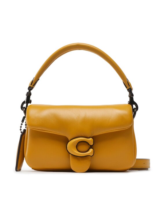 Coach Τσάντα Ltr C Pllw Tbby Sb 1 C3880 Κίτρινο | Modivo.gr