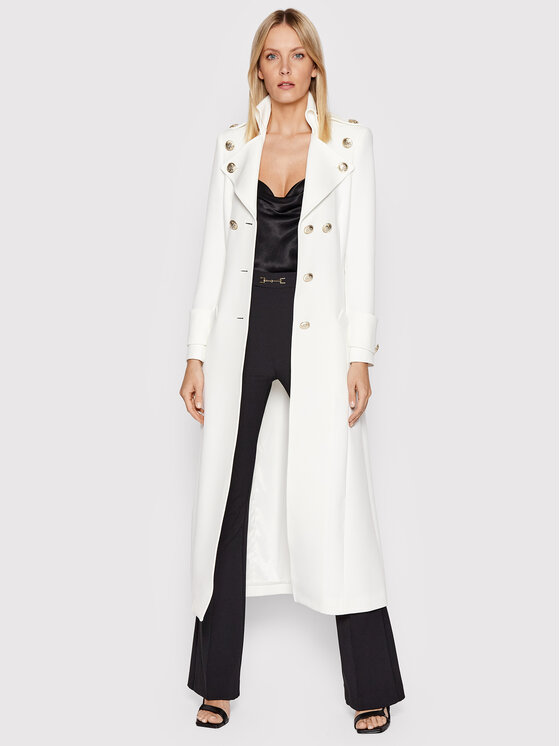 Babylon Kevad-sügis mantel P_MF0402 Valge Regular Fit | Modivo.ee