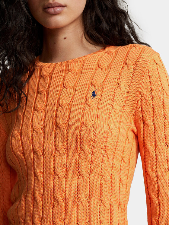 Polo Ralph Lauren Džemper Julianna 211891640008 Narančasta Slim Fit ...