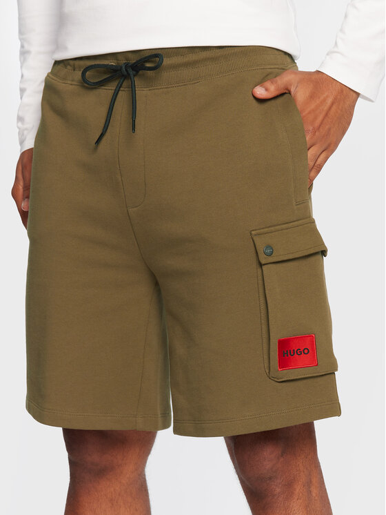 Hugo Pantaloncini sportivi Dizzi222 50466702 Verde Regular Fit | Modivo.it