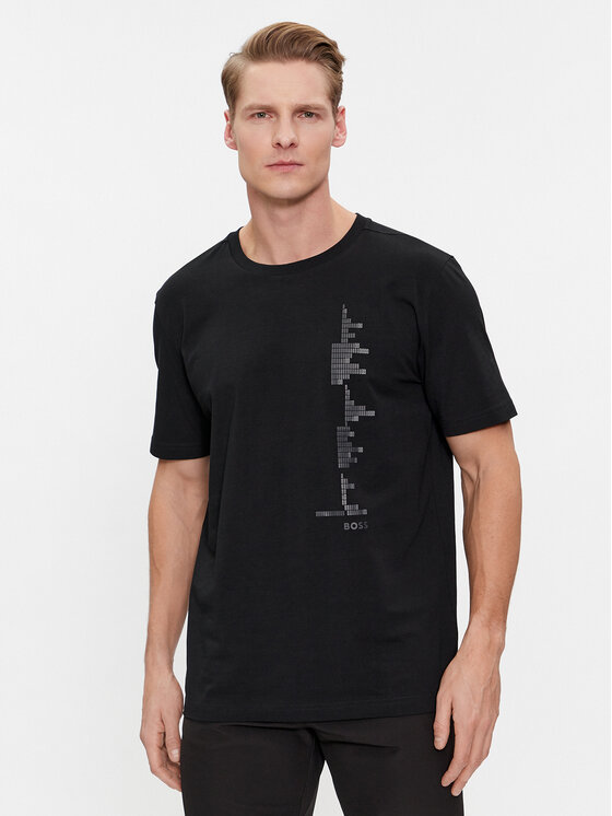Boss T-Shirt 50506340 Schwarz Regular Fit | Modivo.de