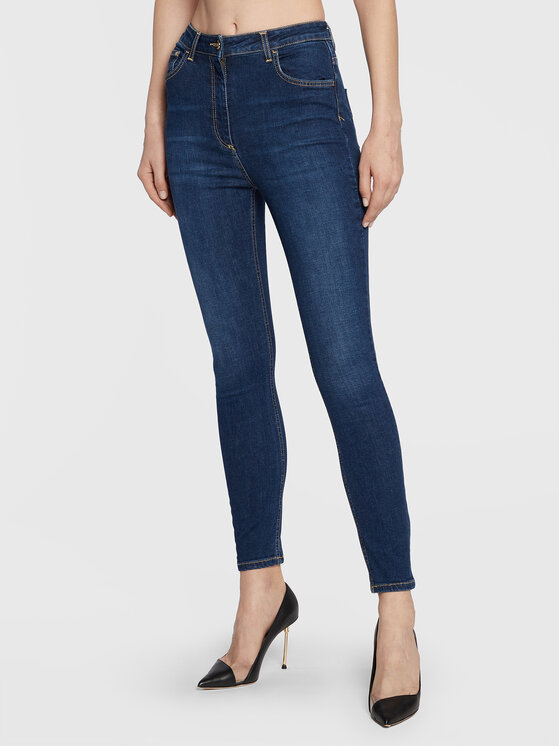 Elisabetta Franchi Jeans PJ-45S-26E2-V250 Dunkelblau Skinny Fit | Modivo.de