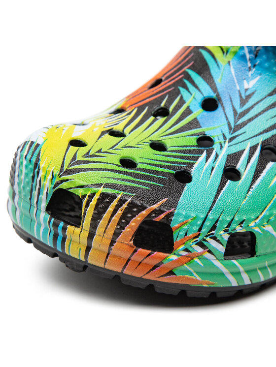 Crocs Klapki Classic Pool Party Clog K 207826 Czarny | Modivo.pl