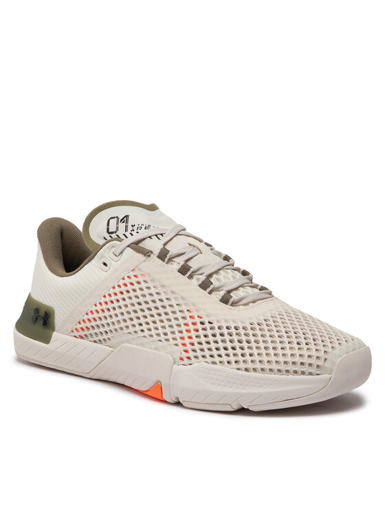 Under Armour Buty na siłownię Ua Tribase Reign 4 3025052-103 Beżowy ...