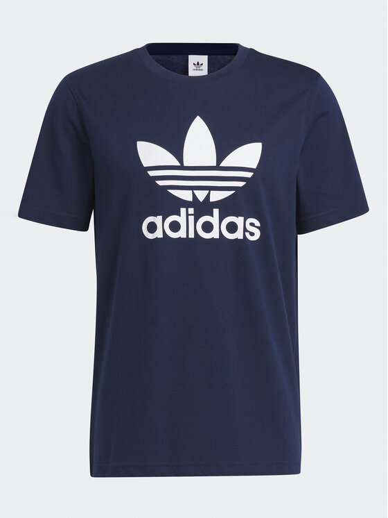 adidas Футболка Adicolor Classics Trefoil T-Shirt IA4814 Cиній Regular ...