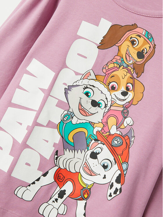 NAME IT Piżama PAW PATROL 13235474 Różowy Regular Fit | Modivo.pl