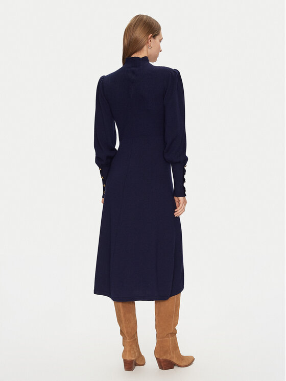 Luisa Spagnoli Úpletové šaty Magalin 58414 Tmavomodrá Regular Fit ...