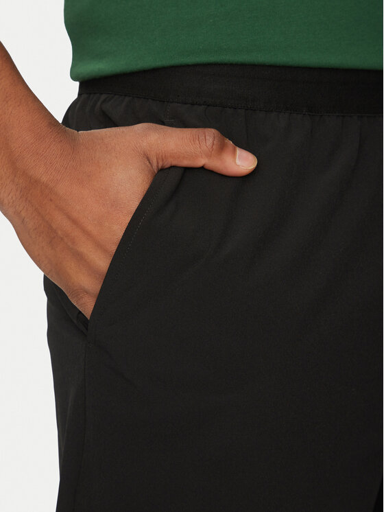 Lacoste Szorty tenisowe GH7452 Czarny Regular Fit | Modivo.pl