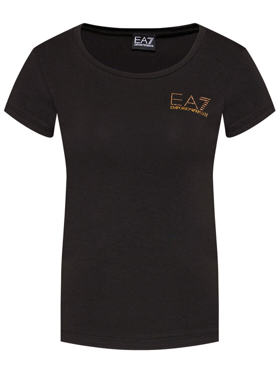 EA7 Emporio Armani T shirt 8NTT65 TJ28Z 1200 Noir Slim Fit Modivo
