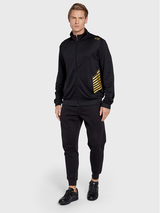 EA7 Emporio Armani Sweatshirt 6LPM11 PJ16Z 0208 Schwarz Regular Fit | Modivo.de