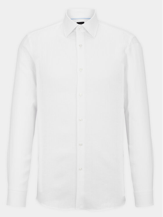 Boss Koszula H Hank Kent C1 214 50490234 Biały Slim Fit | Modivo.pl