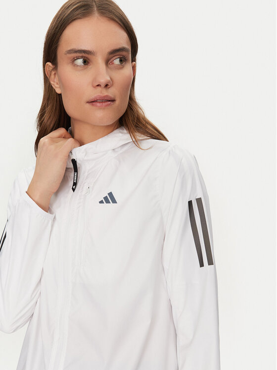 adidas Kurtka do biegania Own The Run IK7445 Biały Regular Fit | Modivo.pl