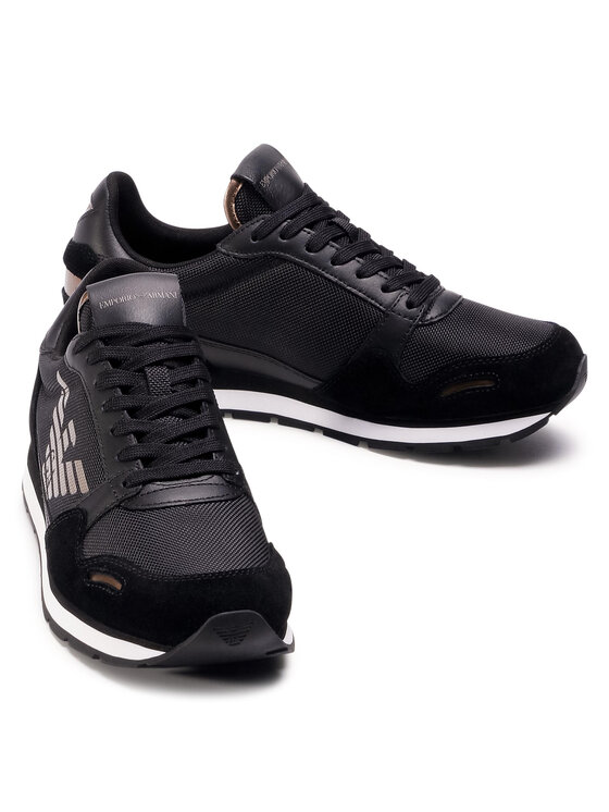 Emporio Armani Sneakersy X4X215 XM561 N218 Czarny | Modivo.pl