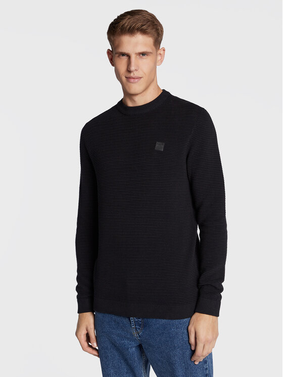 Solid Pullover 21106094 Schwarz Regular Fit | Modivo.de
