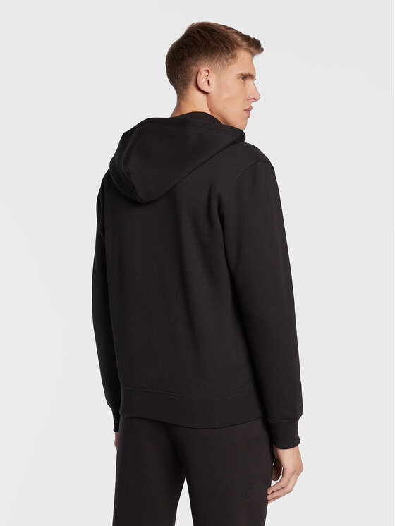 Champion Sweatshirt Script Logo Embroidery 217864 Noir Regular Fit ...