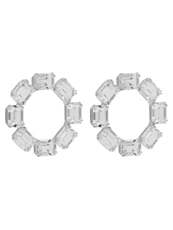Swarovski Kolczyki Millenia Pe Hoop Circle S 5618629 Srebrny | Modivo.pl