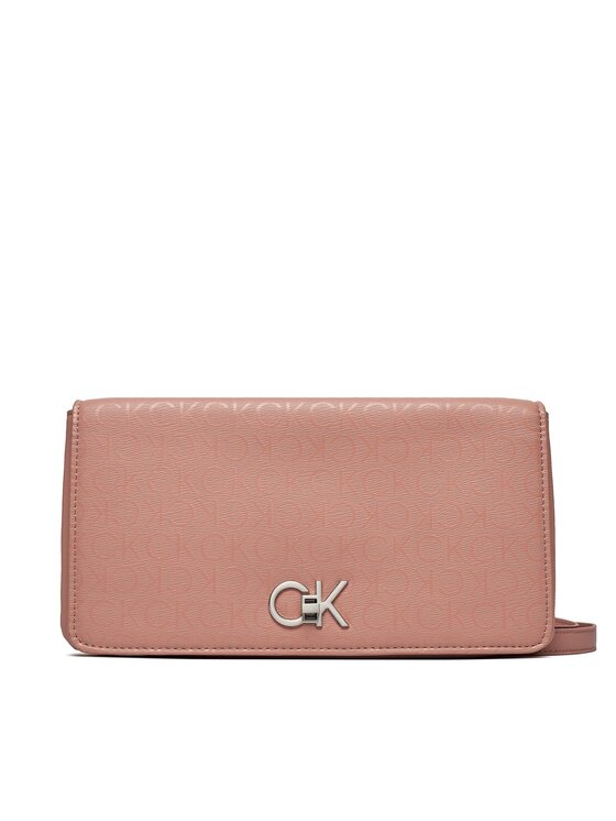 Calvin Klein Geantă Re-Lock Double Gusette _Epi Mono K60K611347 Roz ...