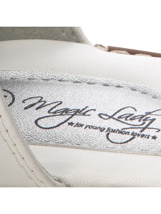 Magic Lady Sandály CS17006-1 Bílá | Modivo.cz