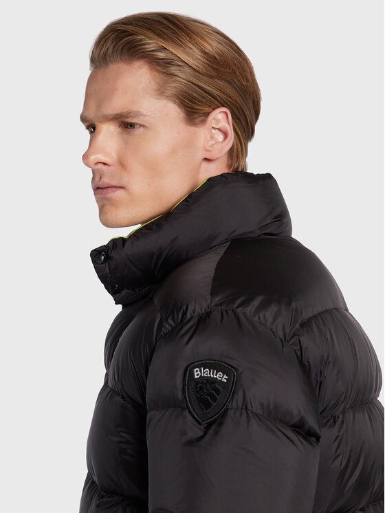 Blauer Vatovaná bunda Fletcher BLUC03219 006365 Černá Regular Fit ...