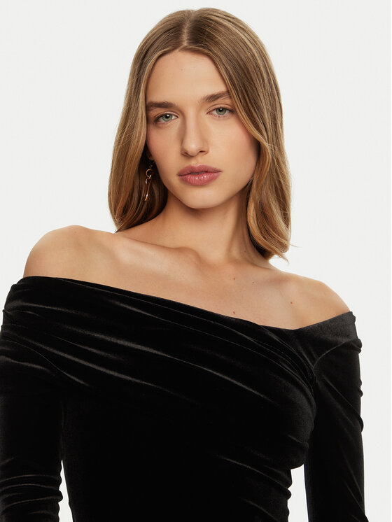 Undress Code Sukienka koktajlowa Femme Fatale 739 Czarny Slim Fit | Modivo.pl